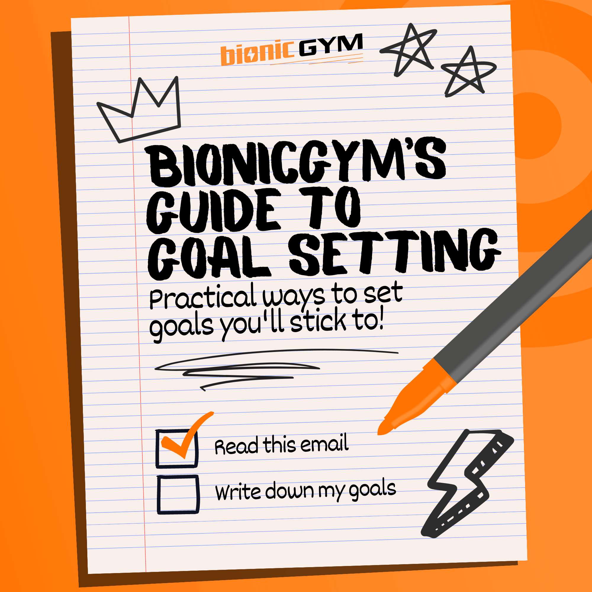 BionicGym's Guide to Goals: Setting Goals that'll Stick!